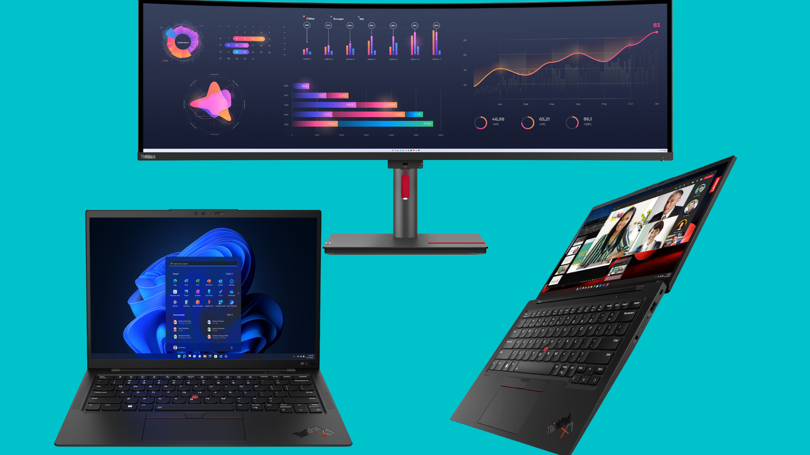 Lenovo unveils new ThinkPad laptops and ThinkVision monitors ahead of ...