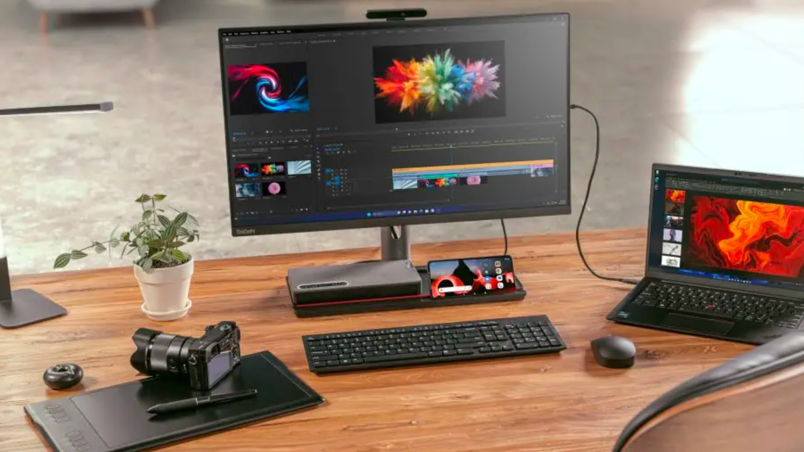 Lenovo unveils ThinkCentre M90a Pro Gen 4 All-in-One desktop with Intel ...