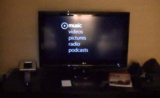 Zune HD’s High Def TV Interface