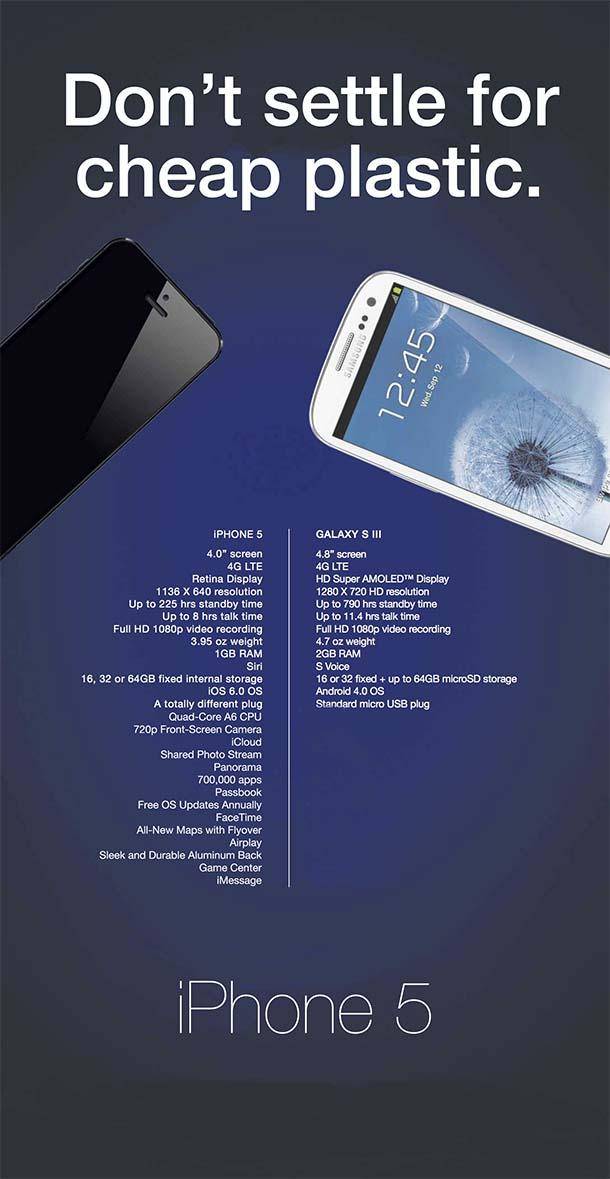 iphone 5 advertisement