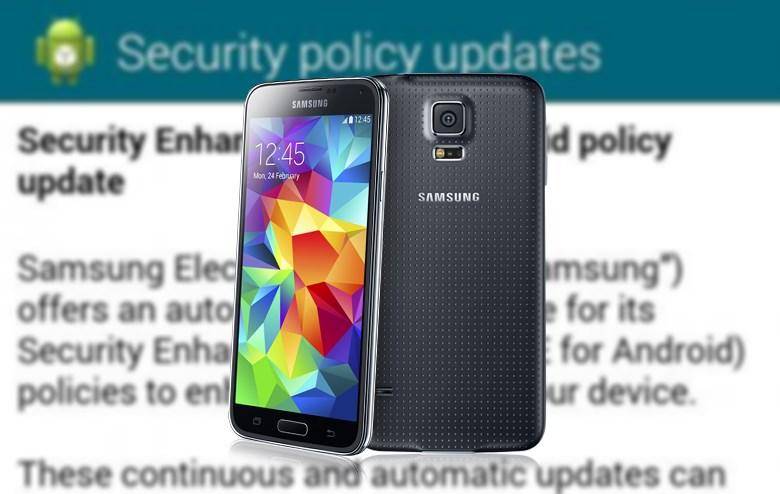 How to fix the Samsung Galaxy Security Policy update bug