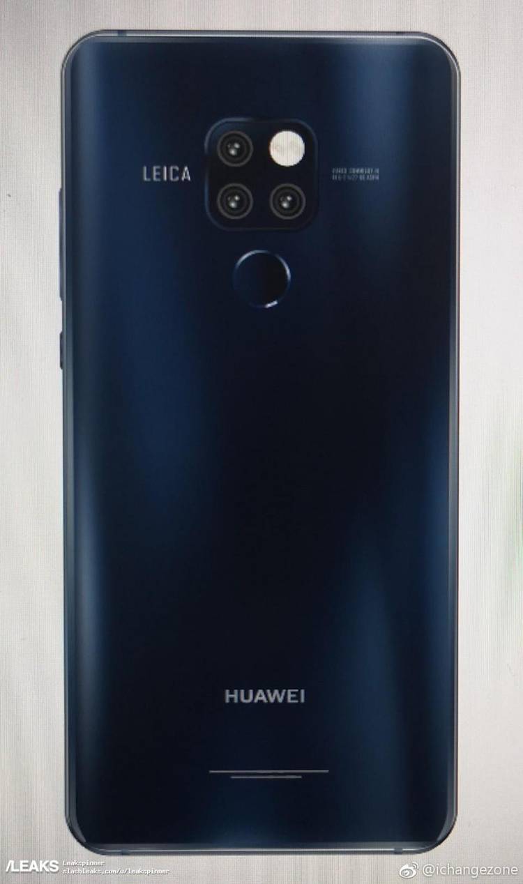 New Huawei Mate 20 and Mate 20 Pro renders show camera differences