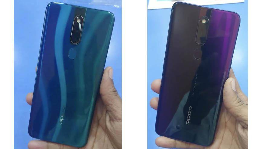 OPPO F11 Pro color options detailed by brief hands-on video