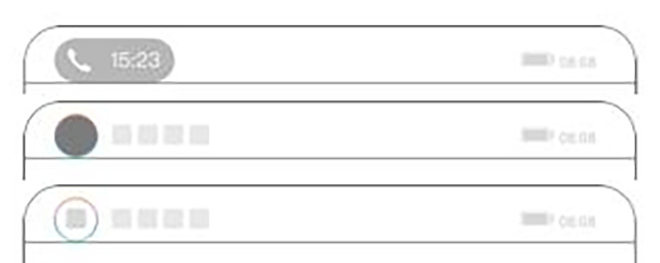 Huawei user interface patent reveals under-display camera
