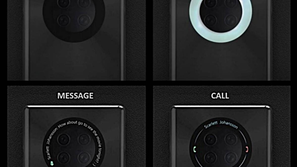 HUAWEI patents phone design with an interactive circular display around ...