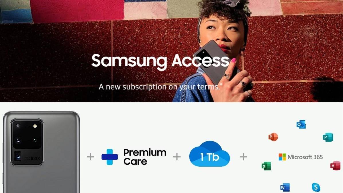Samsung Access upgrade plan offers Premium Care, Microsoft 365 and 1TB ...