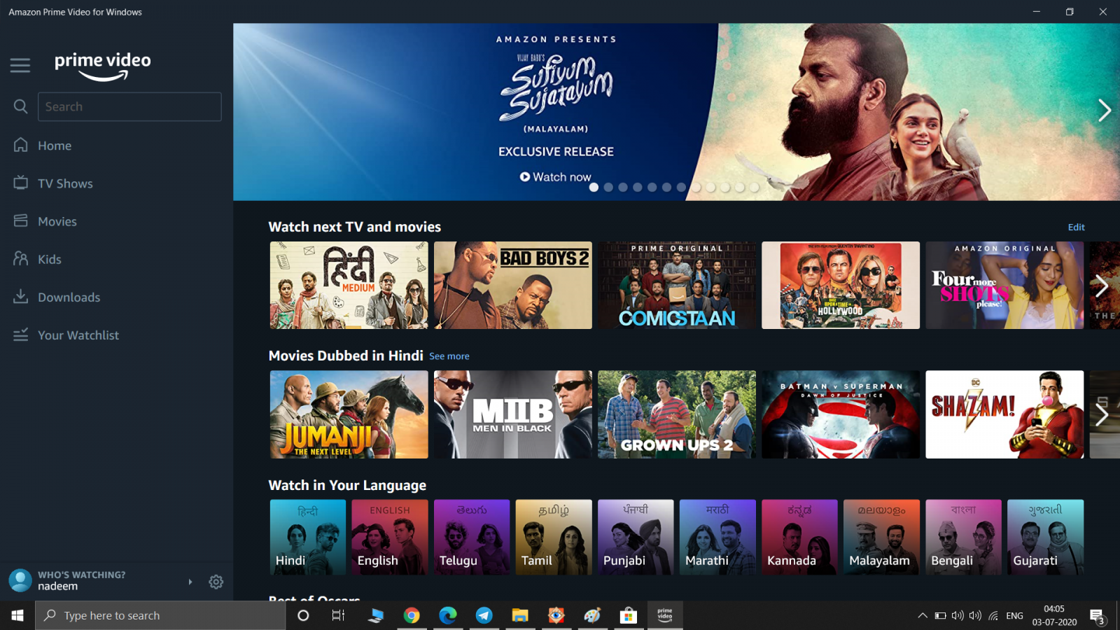 Amazon Prime Video finally gets a Windows 10 app, brings offline ...