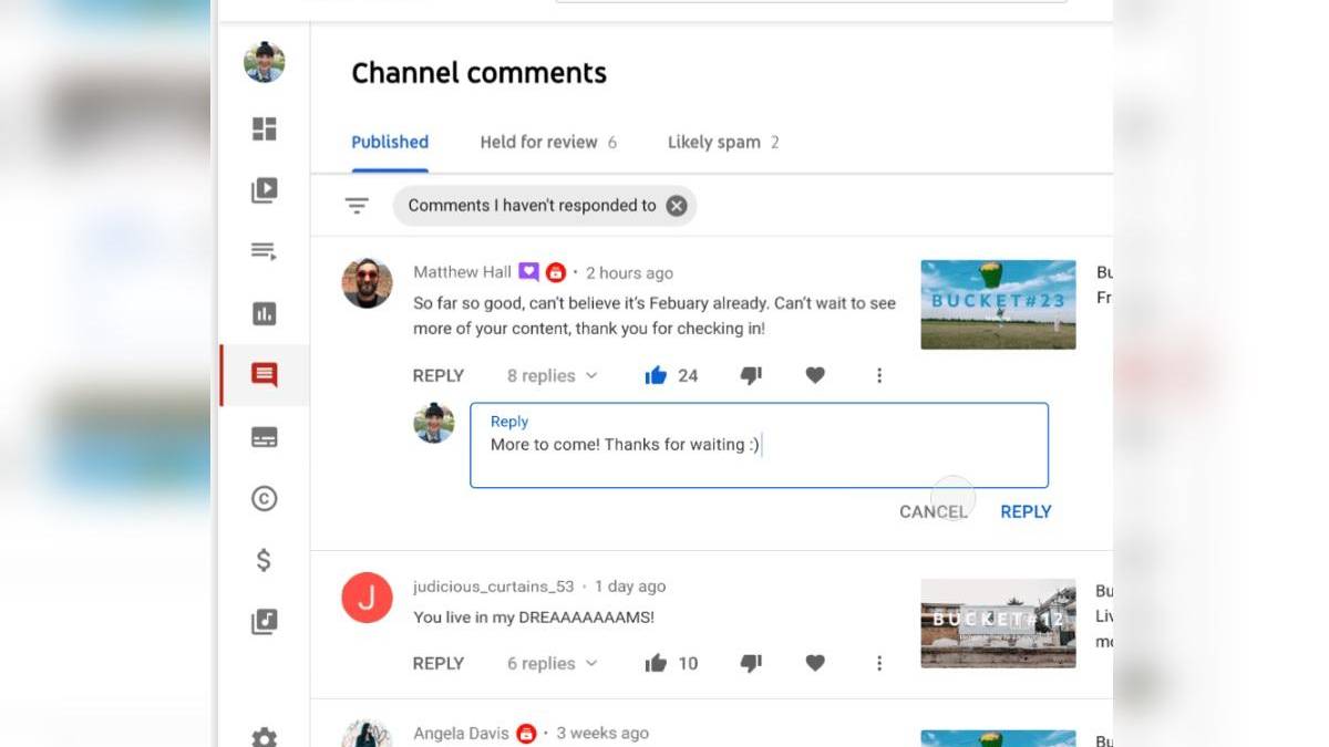 Google brings SmartReply to YouTube, but only for creators