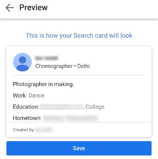Google now lets you create an online business card. Here’s how to make ...