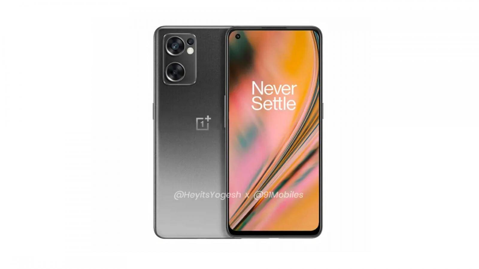 OnePlus Nord 2 CE renders reveal specs and design