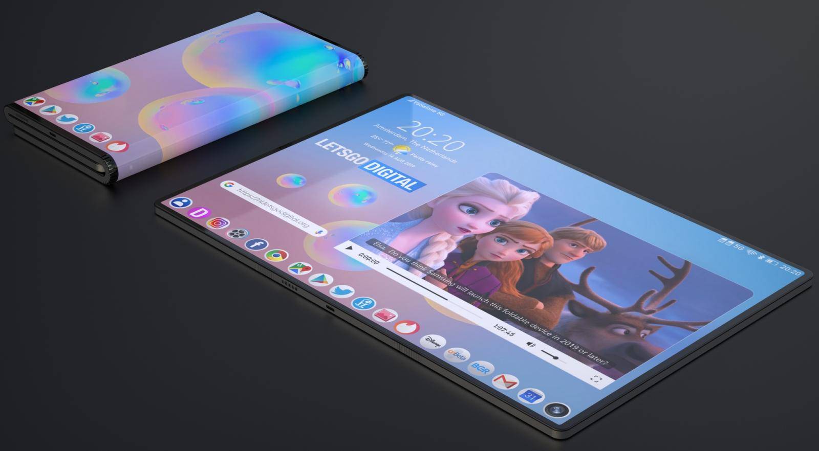 Samsung might be working on a tablet that folds twice