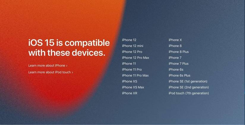 iOS 15 will even work on your 6-year-old iPhone 6S!