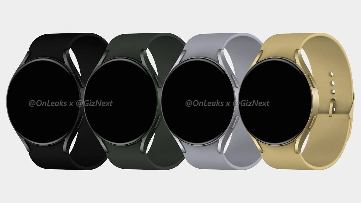 Leaked renders showcase the new Galaxy Watch Active 4