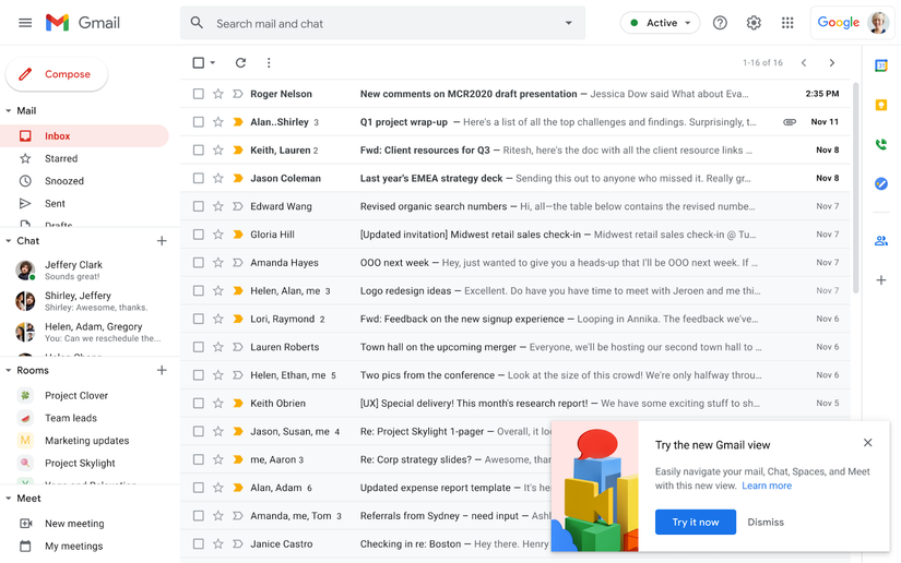 Gmail to get a fresh paint-job later this month