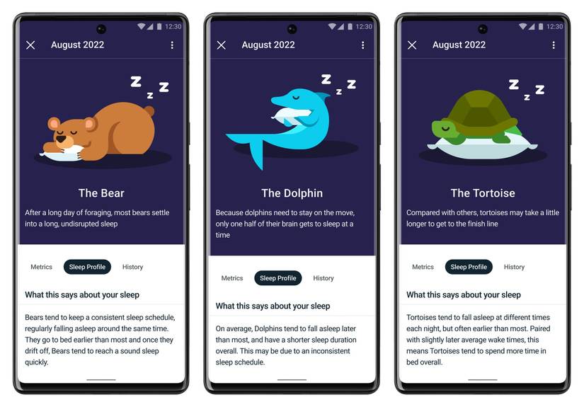 fitbit sleep pattern