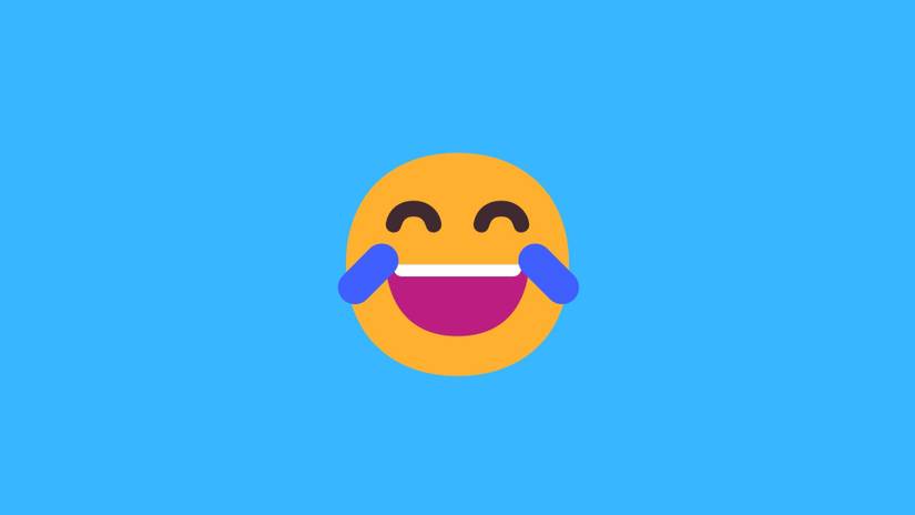 microsoft laughing face